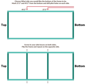 Creating Triple-Stacked Cage Frames for the Rabbitry — Teal Stone Homestead
