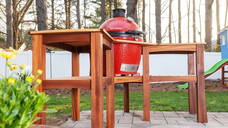 Building a Kamado Grill Station — Timber Biscuit Woodworks