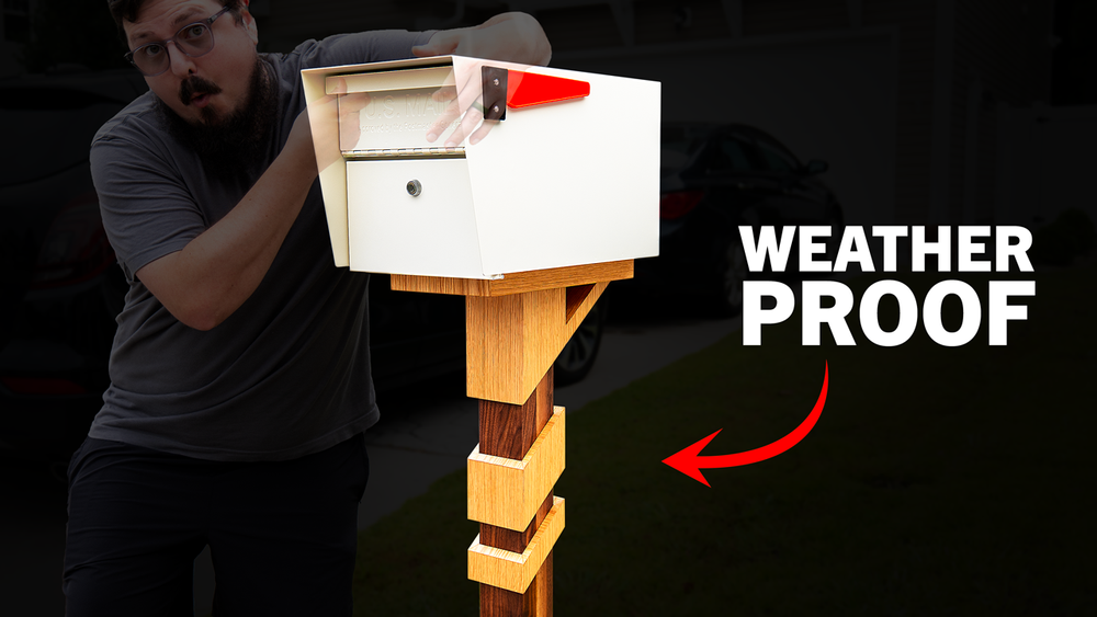 Modern Mailbox — Timber Biscuit Woodworks