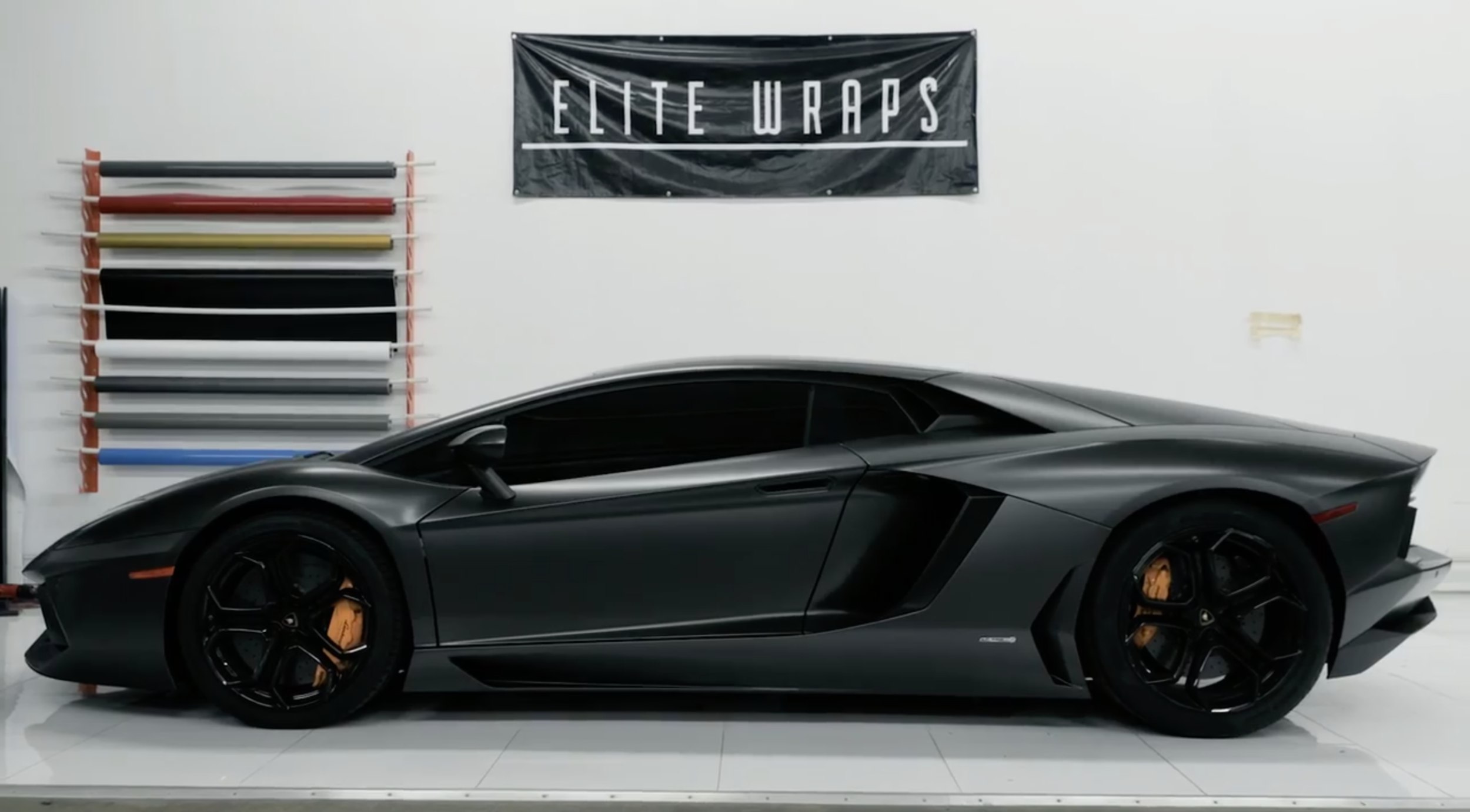 Lamborghini Aventador Satin Basalt — Elite Wraps