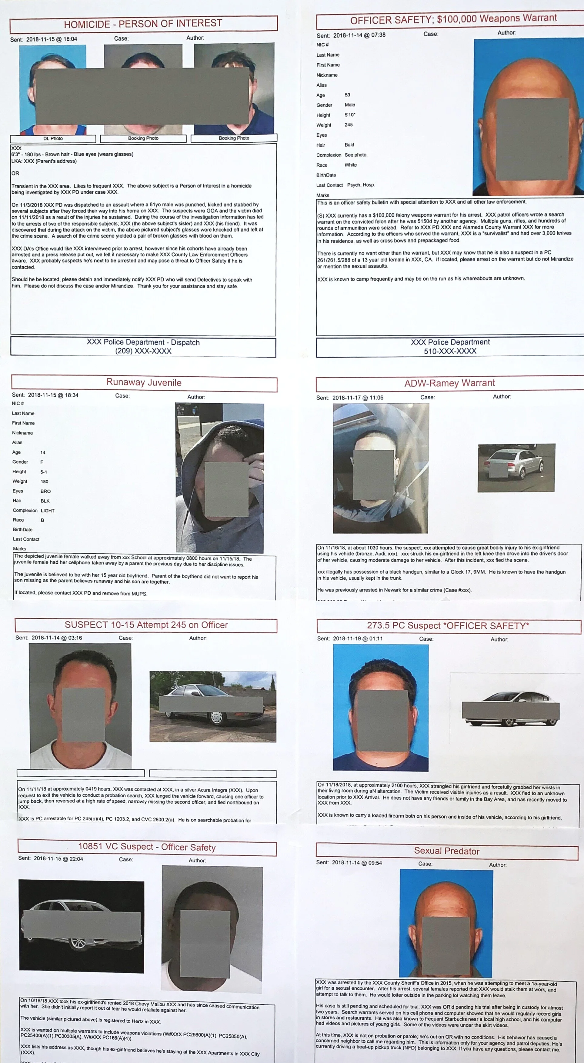 APBnet Law Enforcement Alert & Information Sharing System