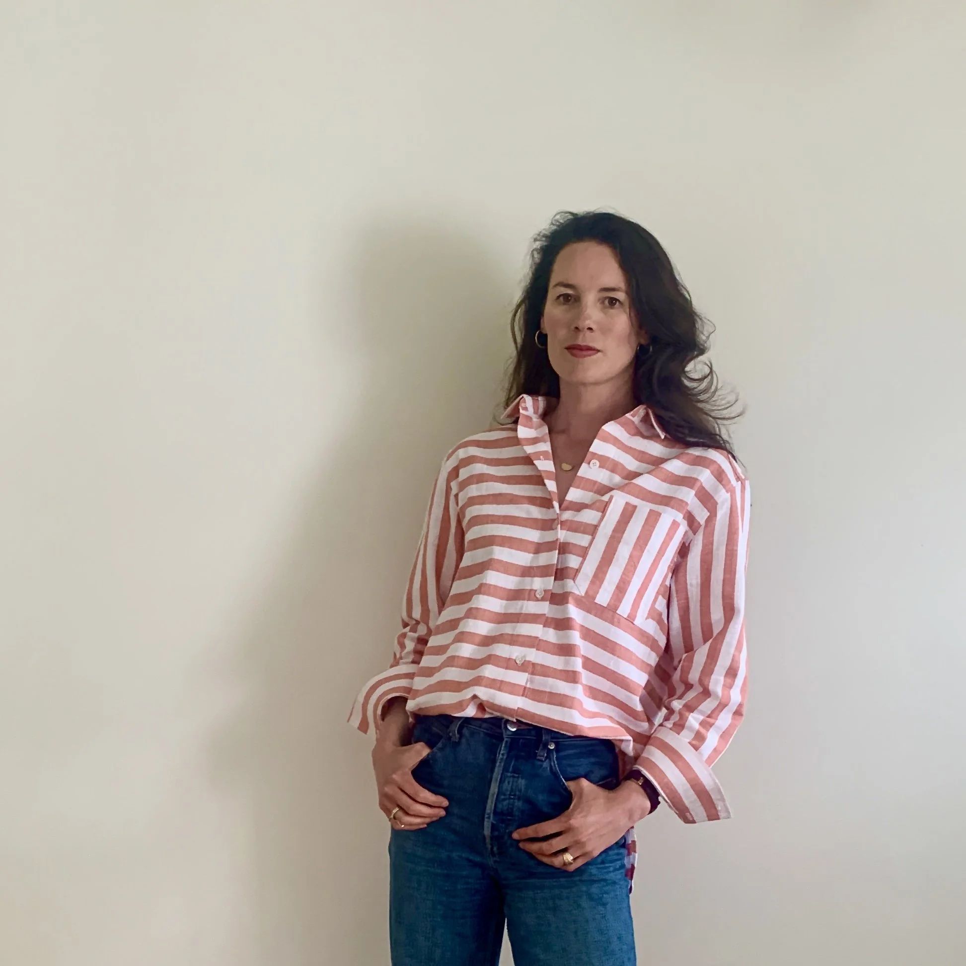 Playing with Stripes on the Relaxed Menswear Inspired Closet Core Jenna ...
