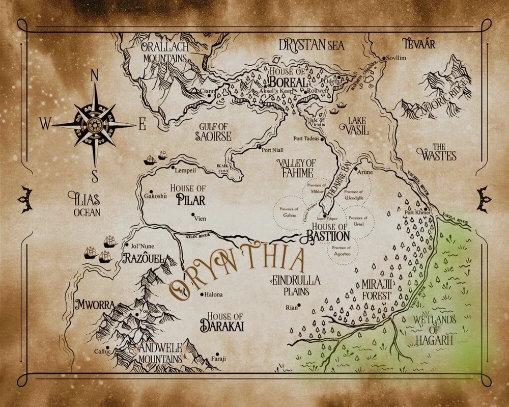 Map — The Haidren Legacy