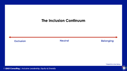Does Everyone Belong Equally? — I LEAD Consulting: Inclusive Leadership ...