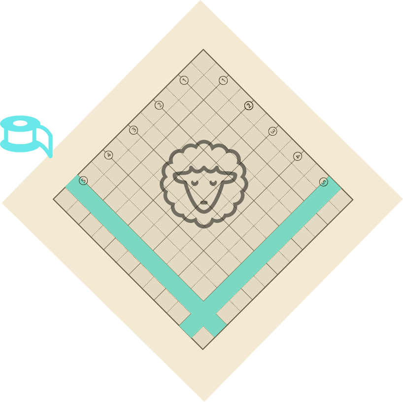 Square-in-a-Square Block - Paper Piecing tutorial — Lou Lou & Betty