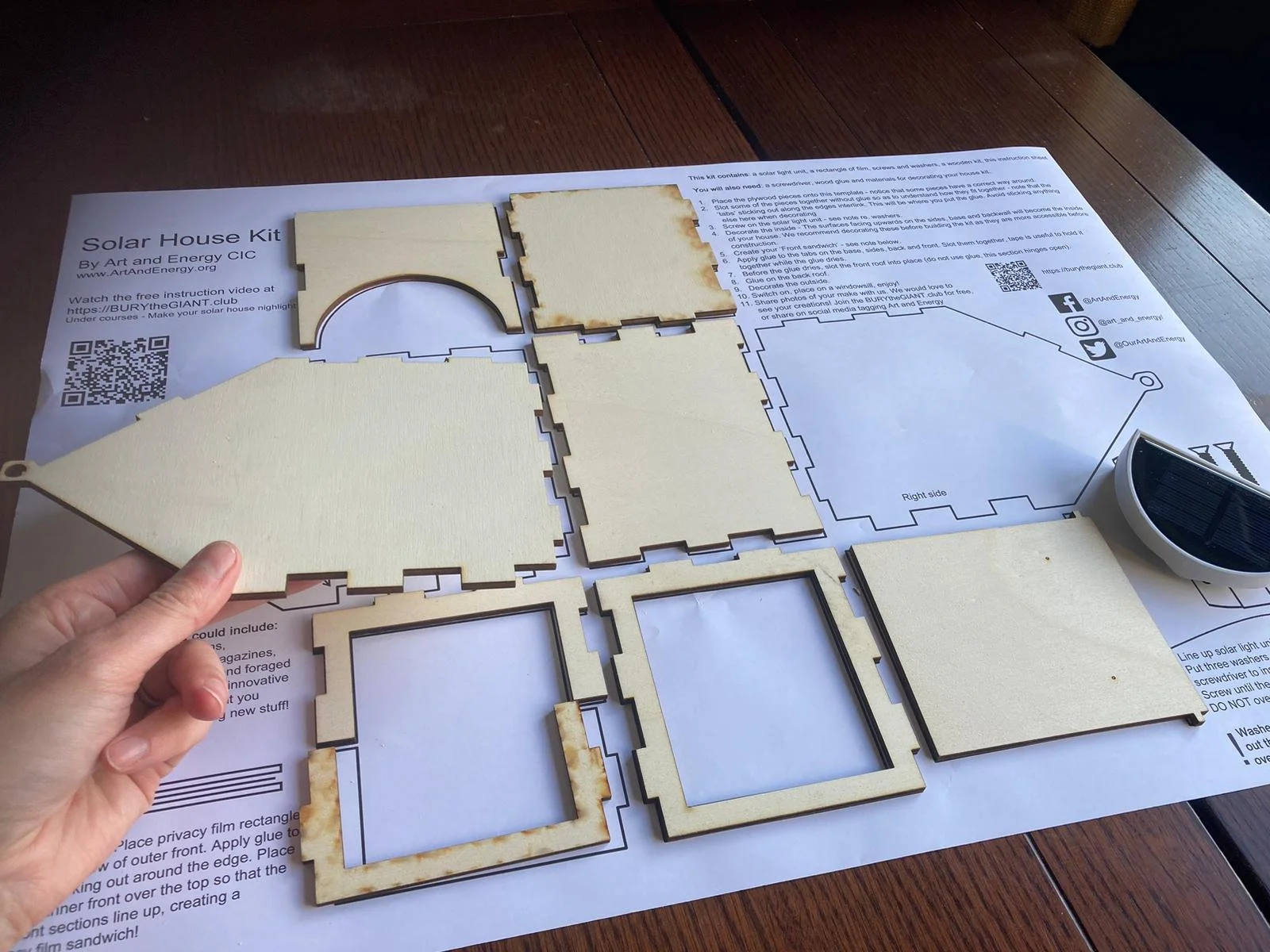 Solar House craft kit — The Art and Energy Collective