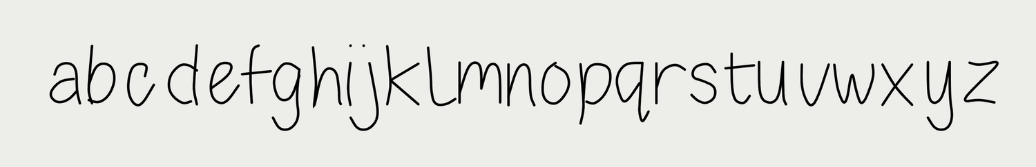 Generating The Alphabet — Amy Goodchild