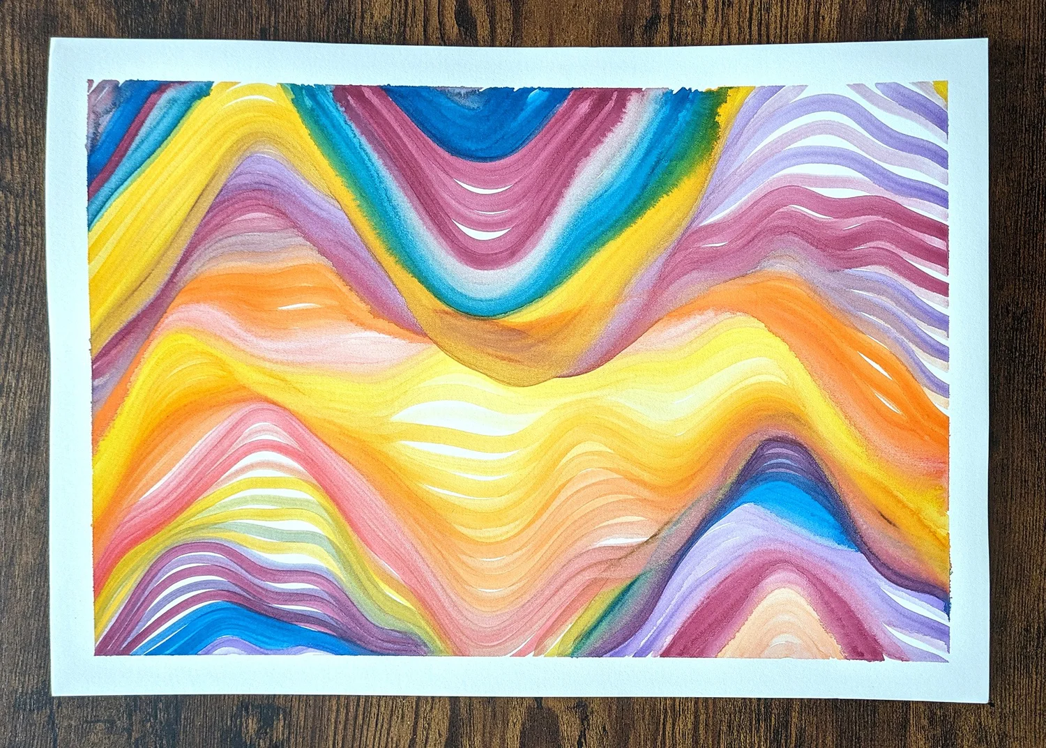 Chaos in the medium: watercolour plotting — Amy Goodchild