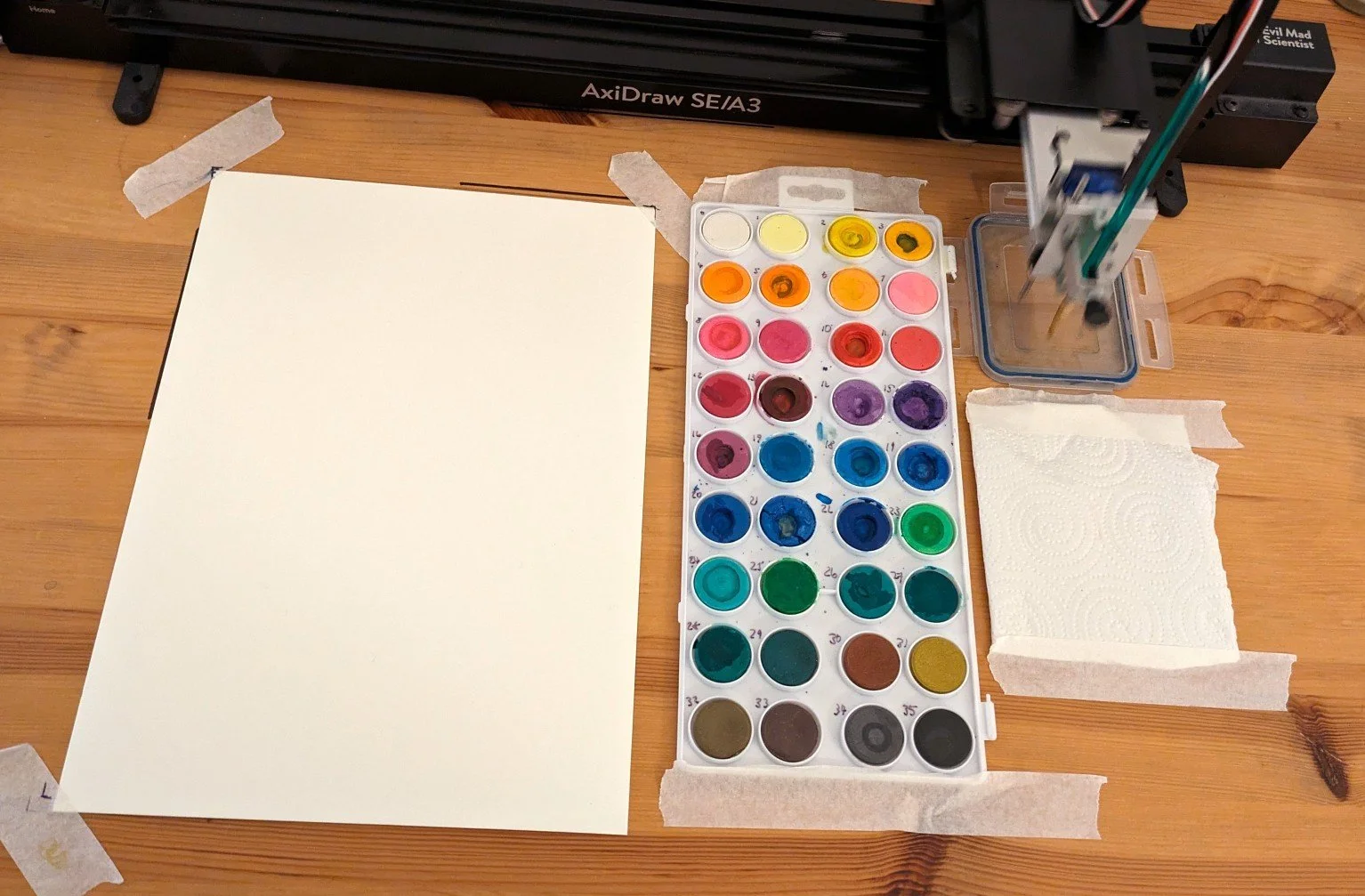 Chaos in the medium: watercolour plotting — Amy Goodchild