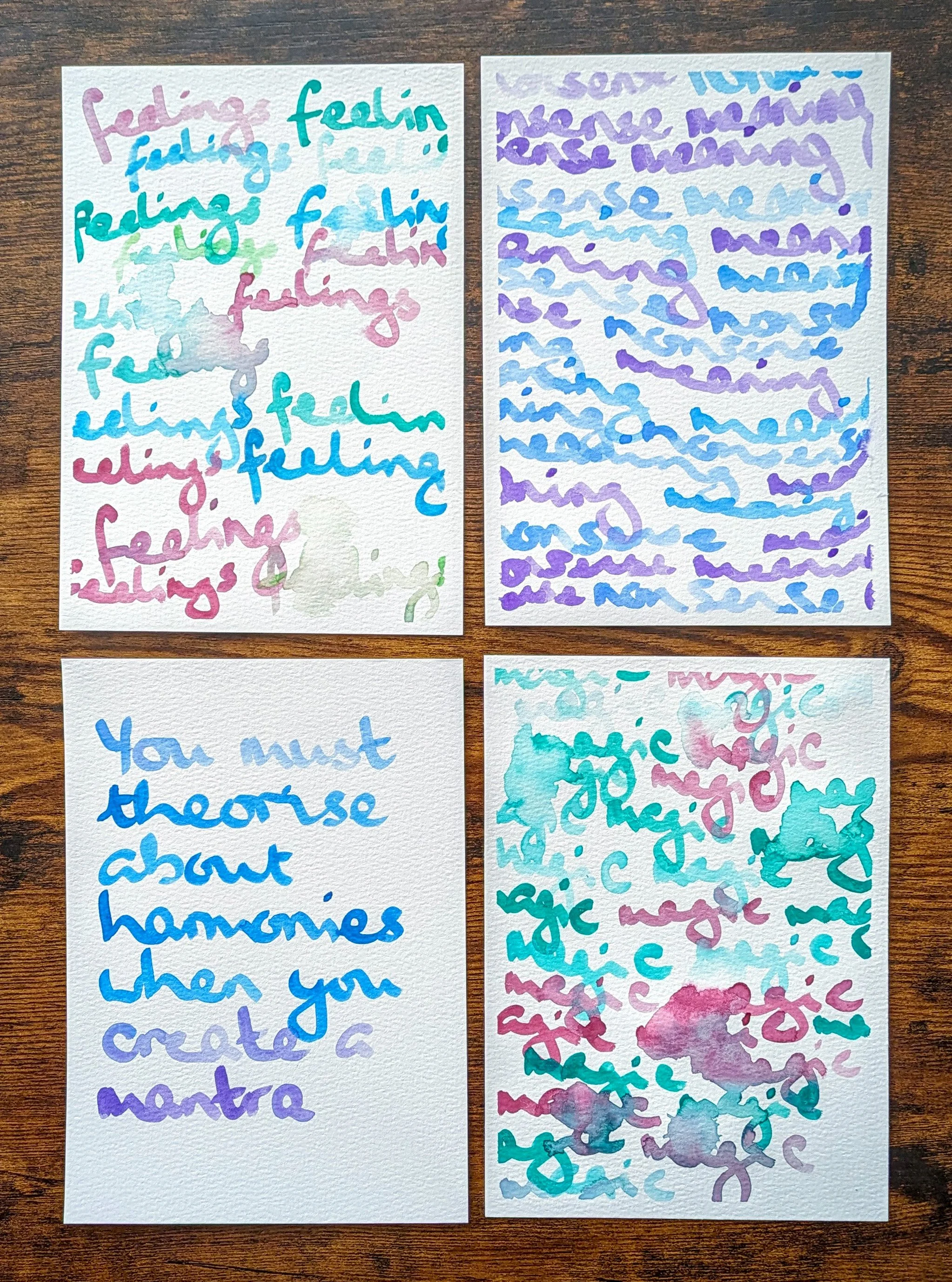 Chaos in the medium: watercolour plotting — Amy Goodchild