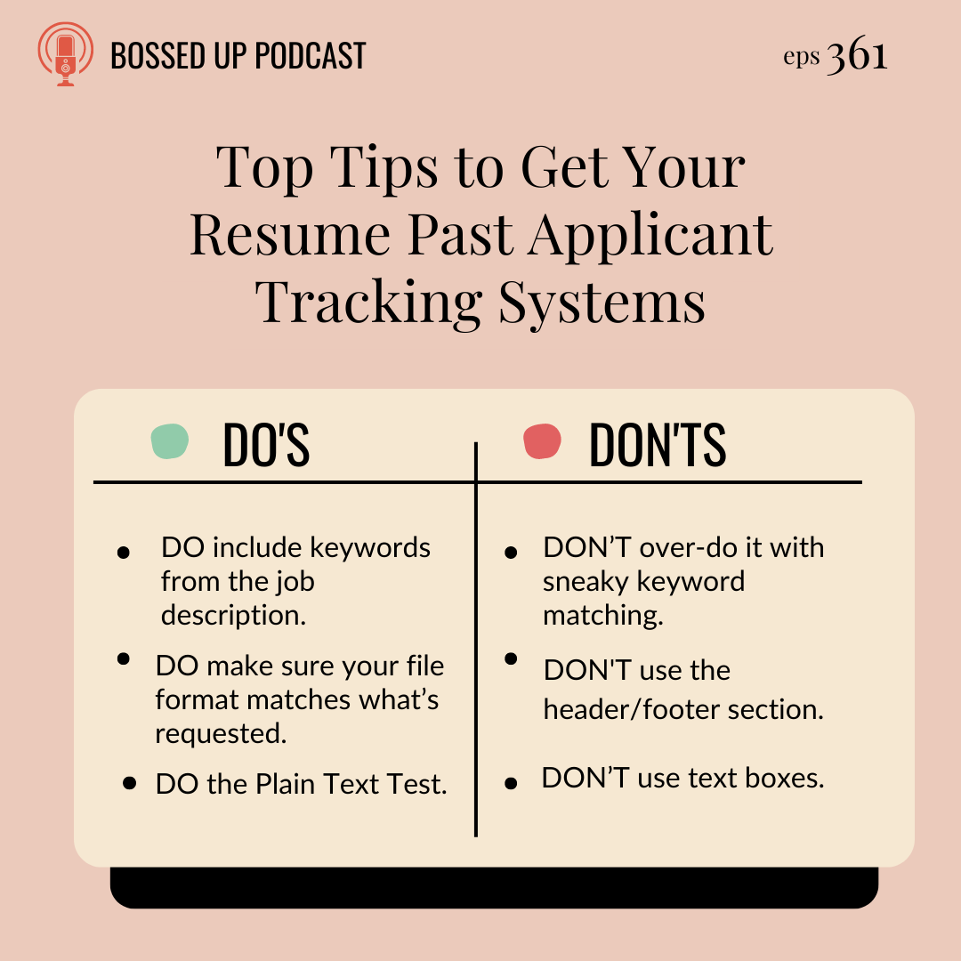 Resume Dos And Donts Resume Do's And Don'ts – NTU Career Tracks 2025