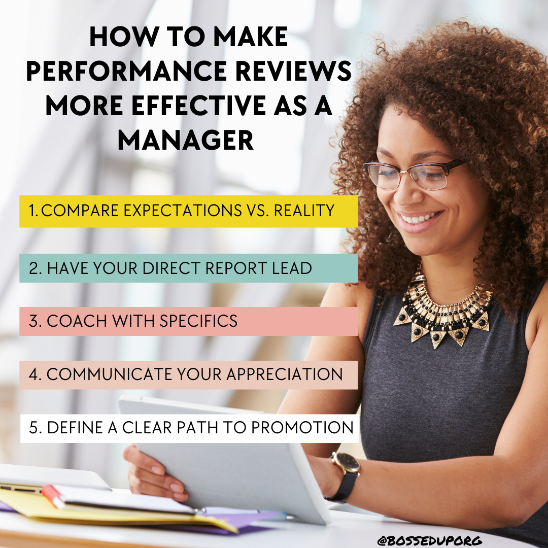 How to Make Performance Reviews more Effective as a Manager — BOSSED UP