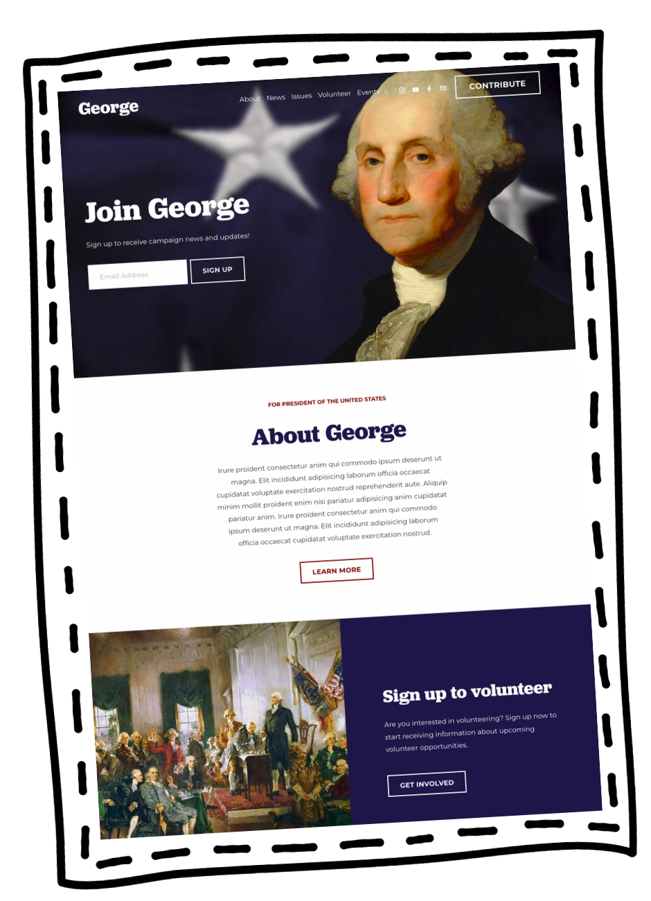 ️ Political Campaign Websites for Democrats