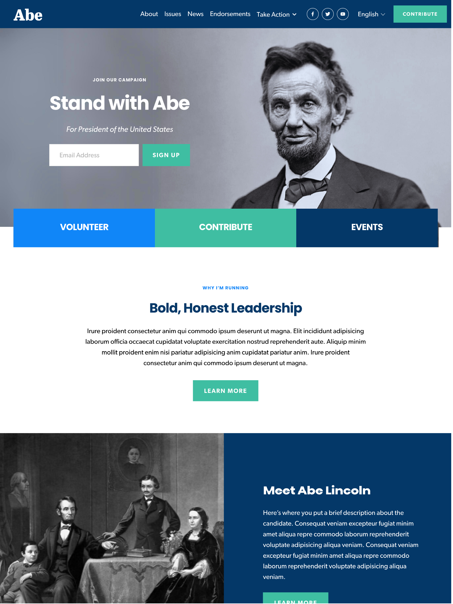 Political Campaign Website Templates & Done-For-You Sites