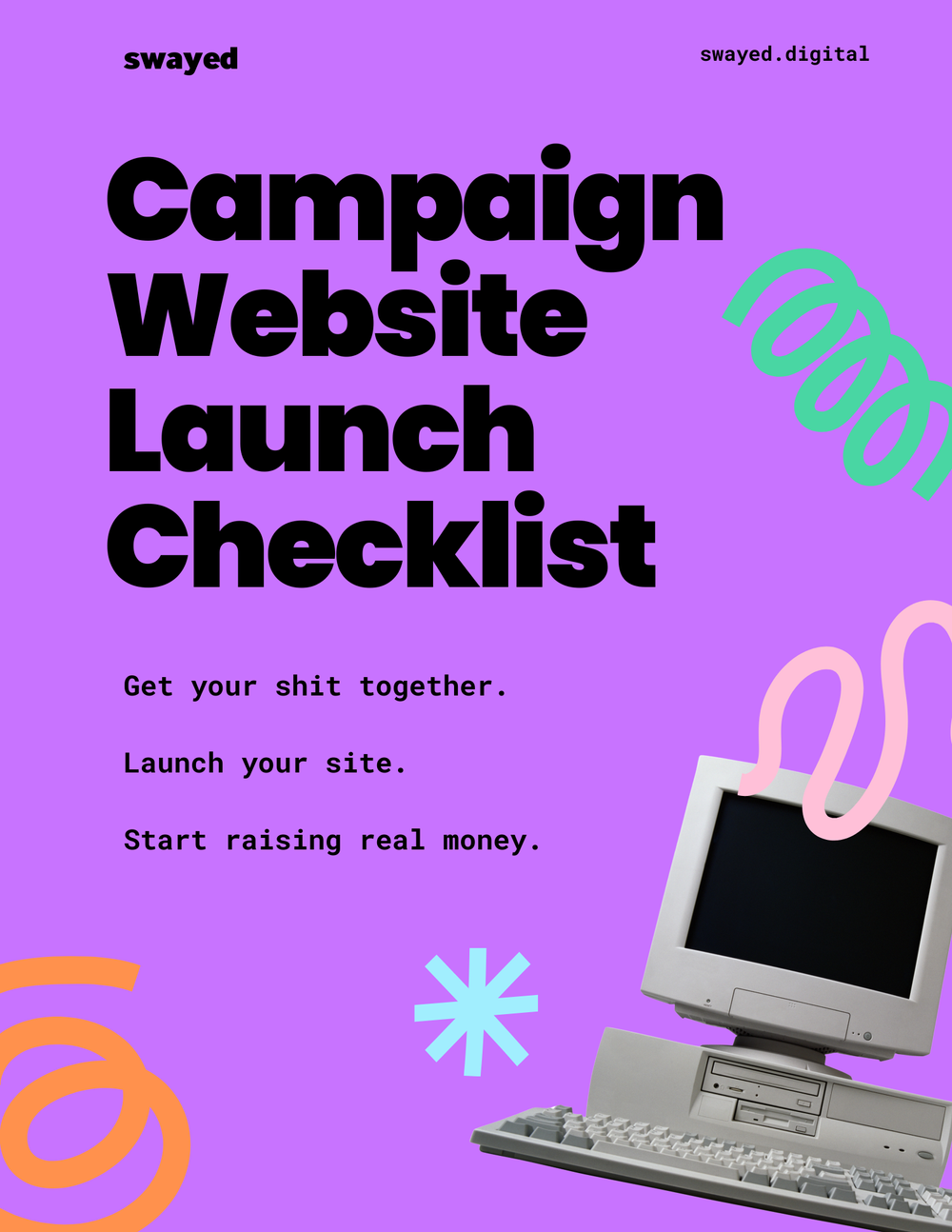 Campaign Website Launch Checklist — Swayed