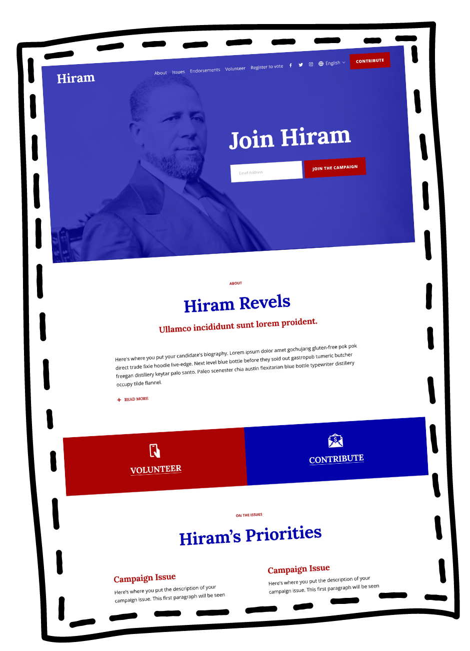 ️ Political Campaign Websites for Democrats