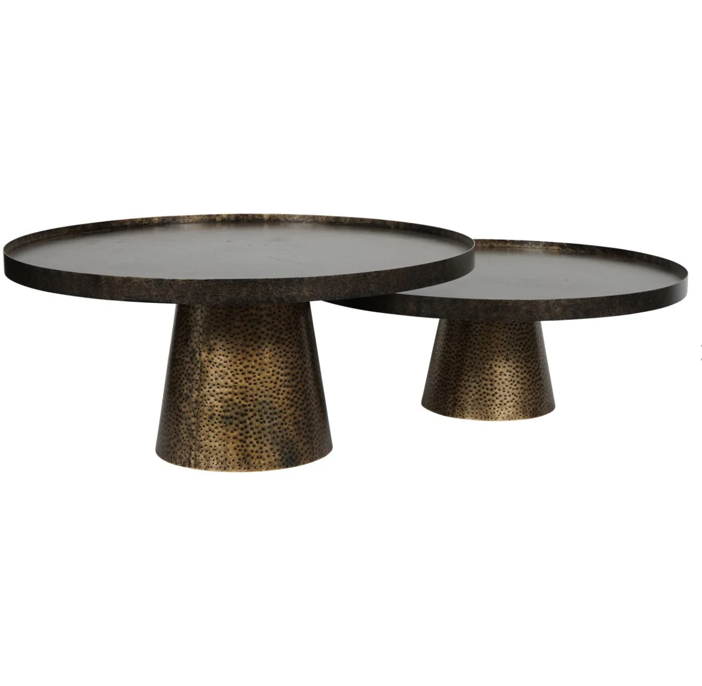 Set of 2 Round Nesting Tables — CCco.