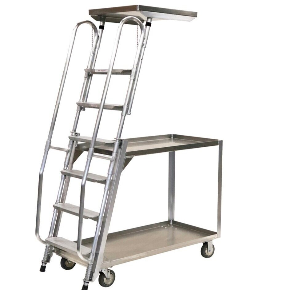 Ladder Carts — Picking Carts With Ladders | Rol-Away