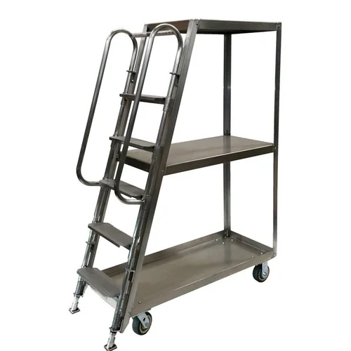 Ladder Carts — Picking Carts With Ladders | Rol-Away