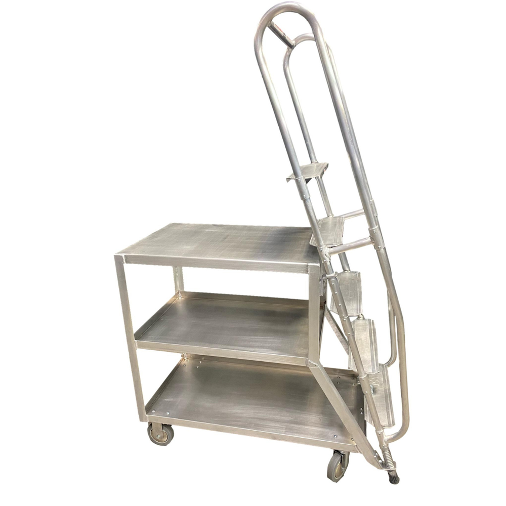 Ladder Carts — Picking Carts With Ladders | Rol-Away