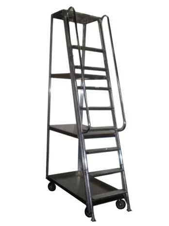 Ladder Carts — Picking Carts With Ladders | Rol-Away