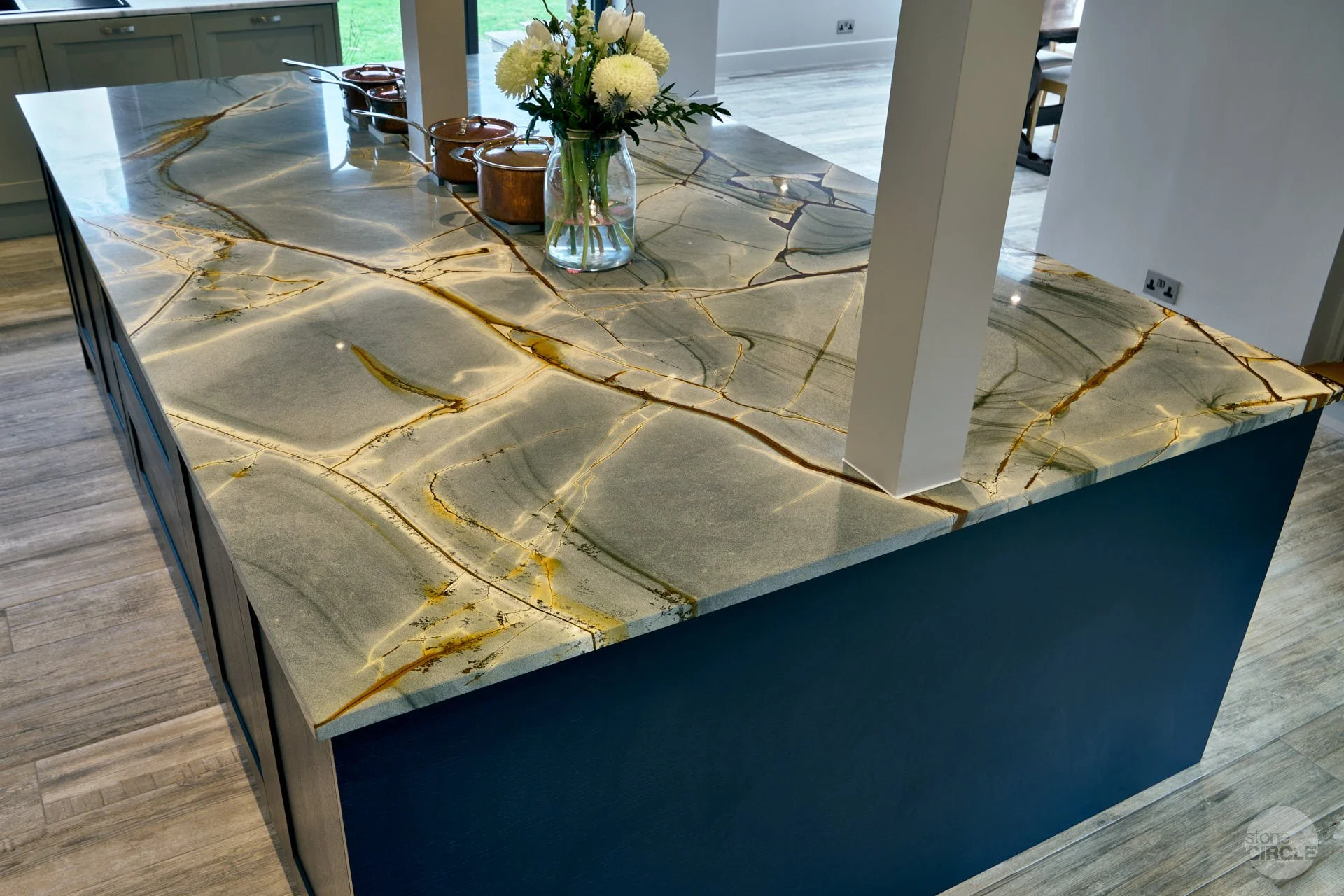 Blue Roma quartzite, from Brazil to Berkshire. — stoneCIRCLE home