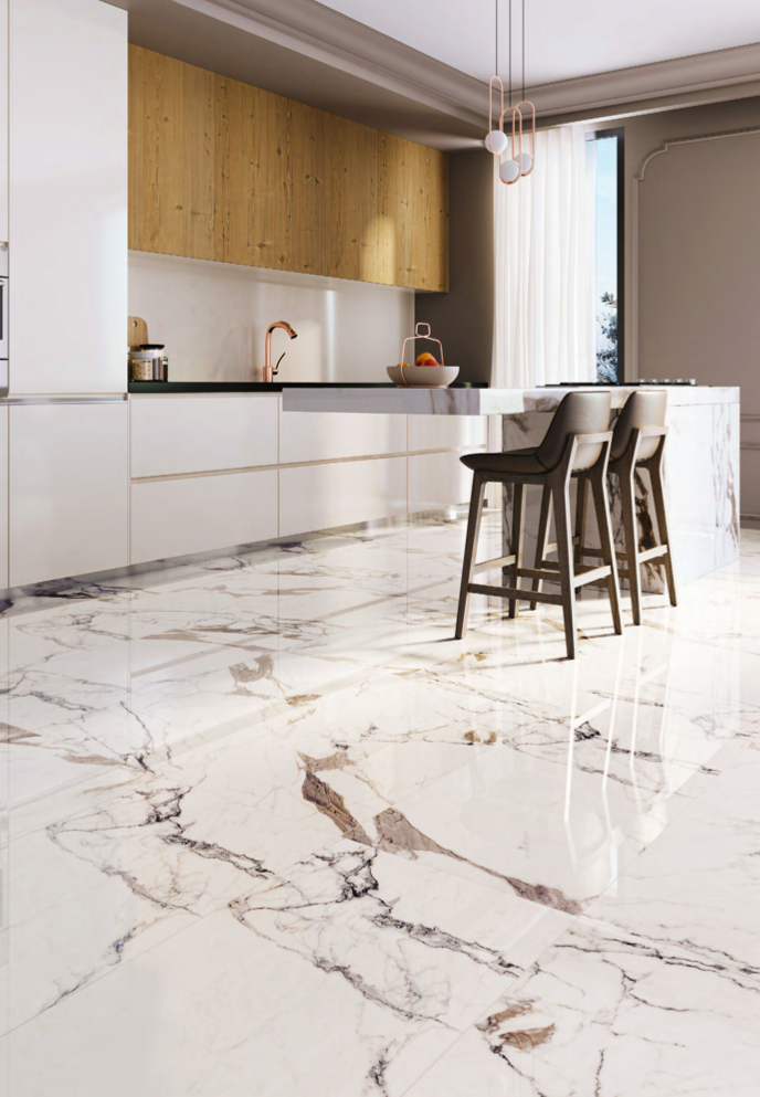 PAONAZZO RECTIFIED PORCELAIN TILE — SAPPHIRUS STONE & TILE