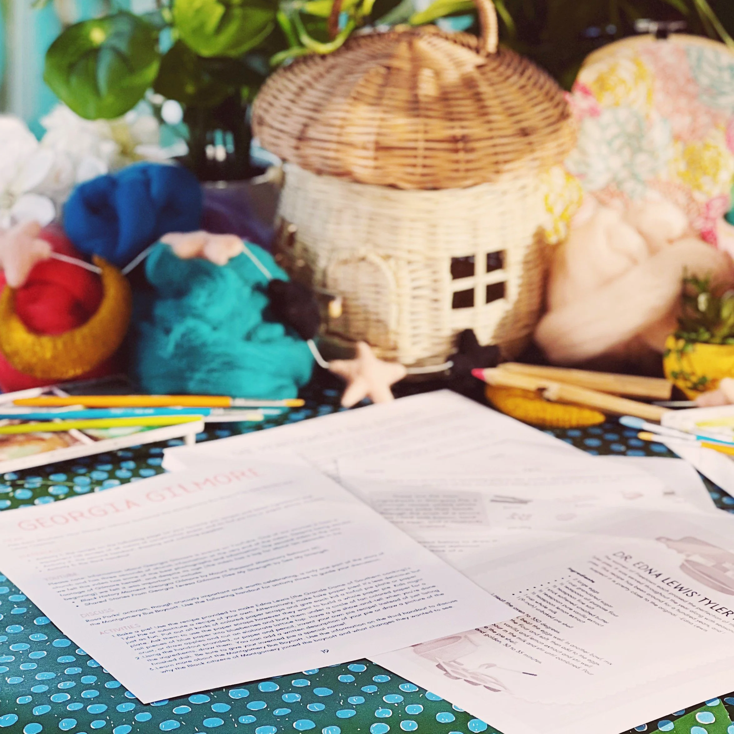 Georgia Gilmore Elementary Lesson Plan — mint and bloom