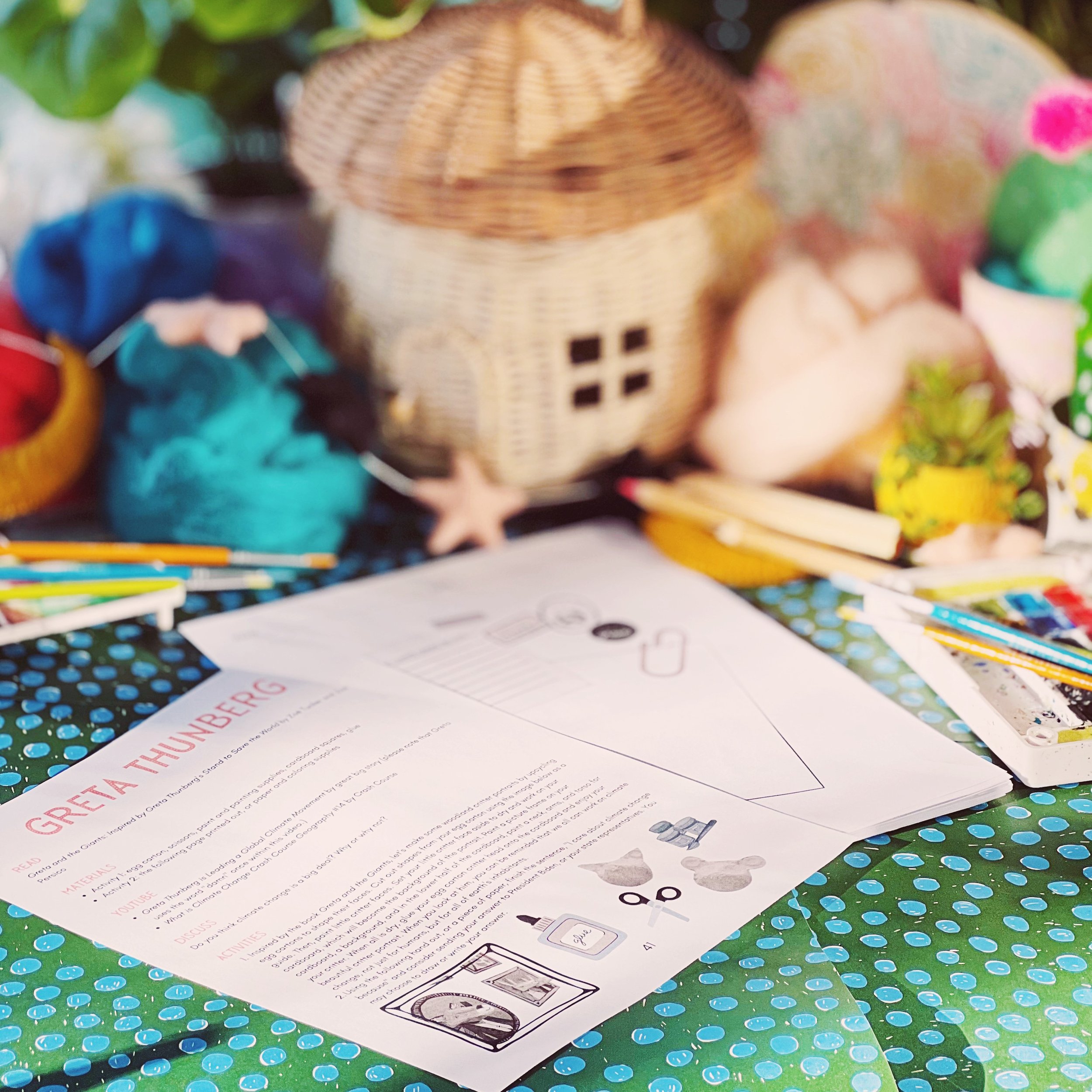 Greta Thunberg Elementary Lesson Plan — mint and bloom