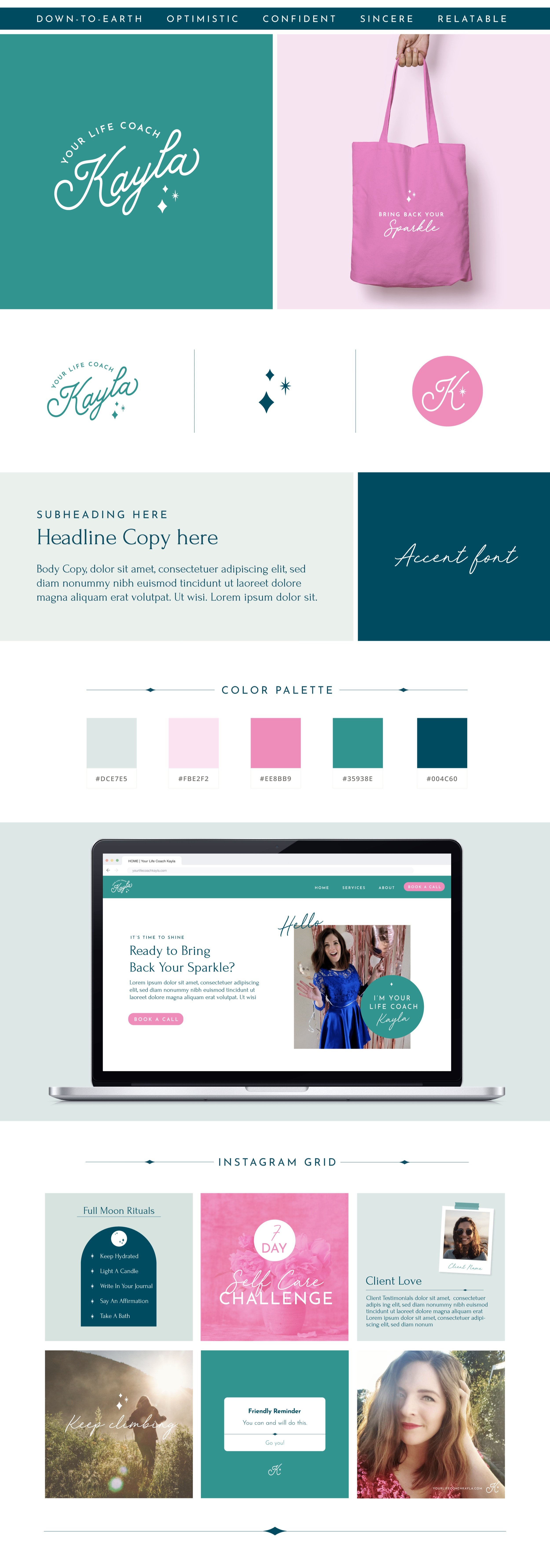 Your Life Coach Kayla | Inside Out Brands | Strategic Branding Studio