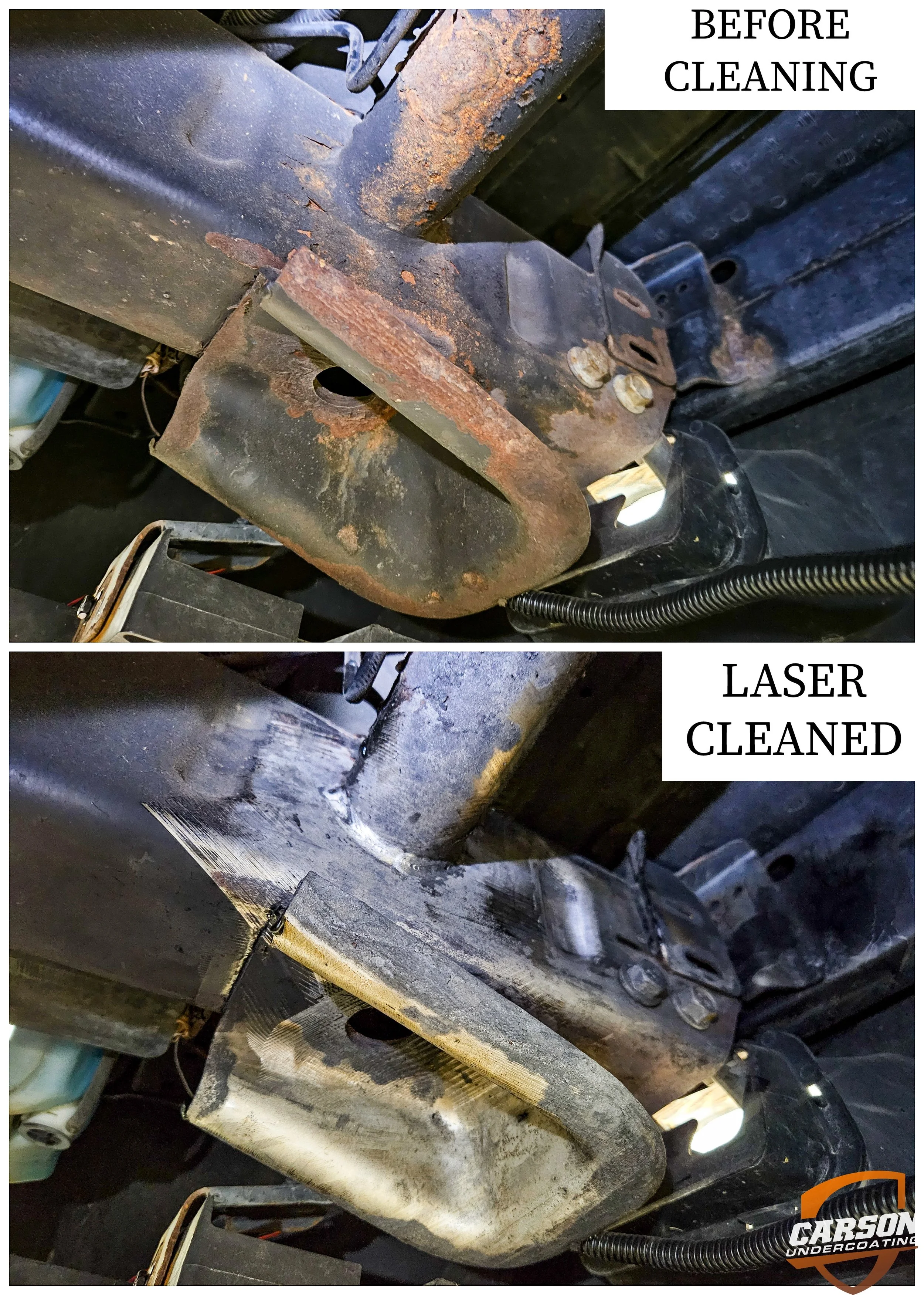 Laser Cleaning & Rust Removal — Carson Undercoating LLC