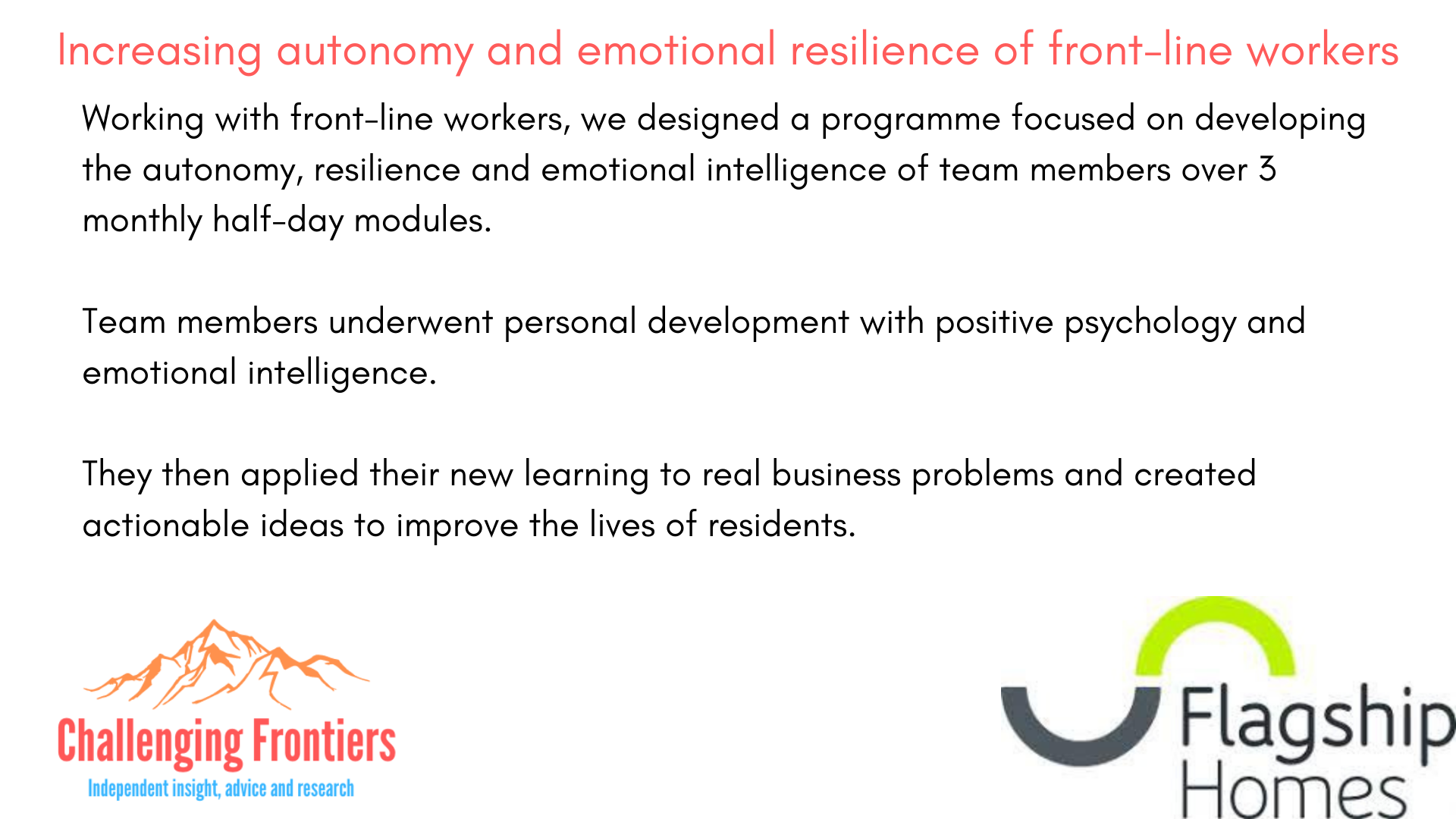 Positive Psychology - Challenging Frontiers
