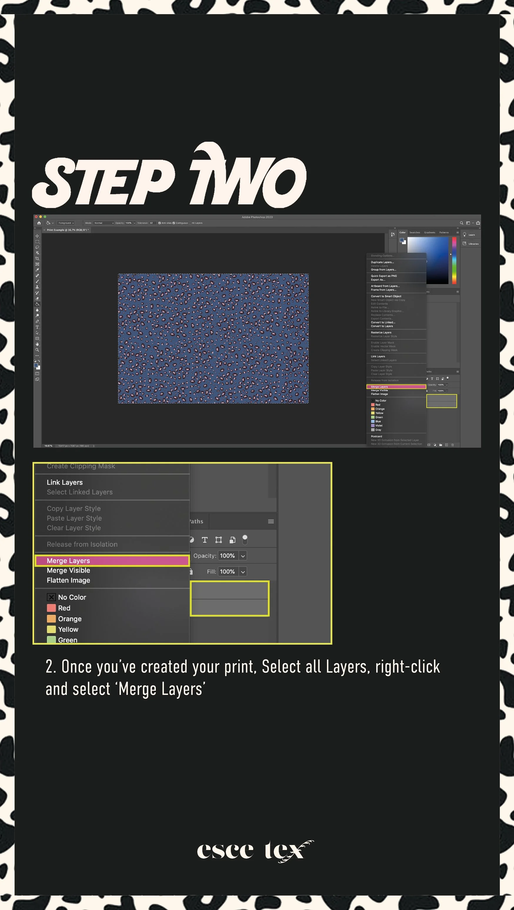 Digital Print Information — esce-tex