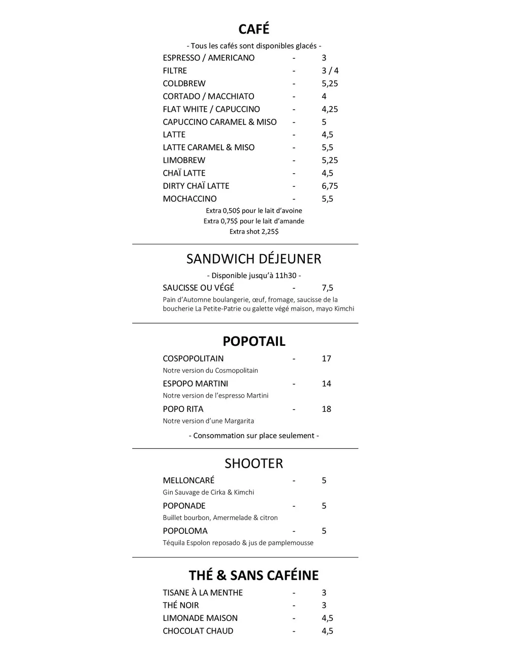 Chez Popo, café & boutique de Isle de Garde — Isle de Garde