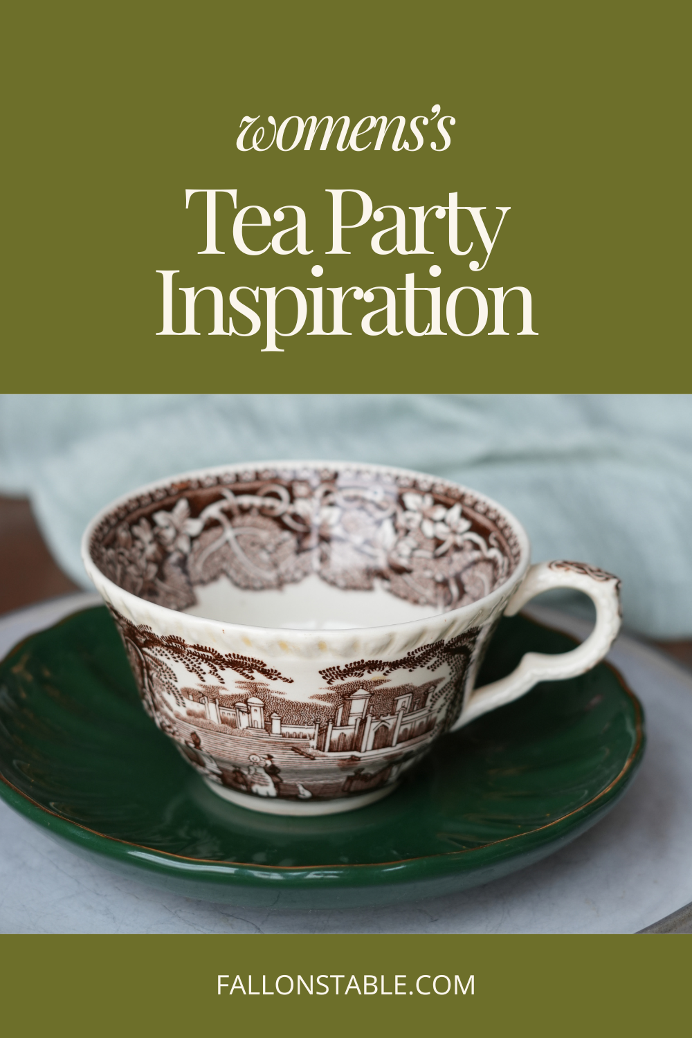 Women's Tea Party Inspiration (Menu, Decor, Supplies, & More!) — Fallon ...