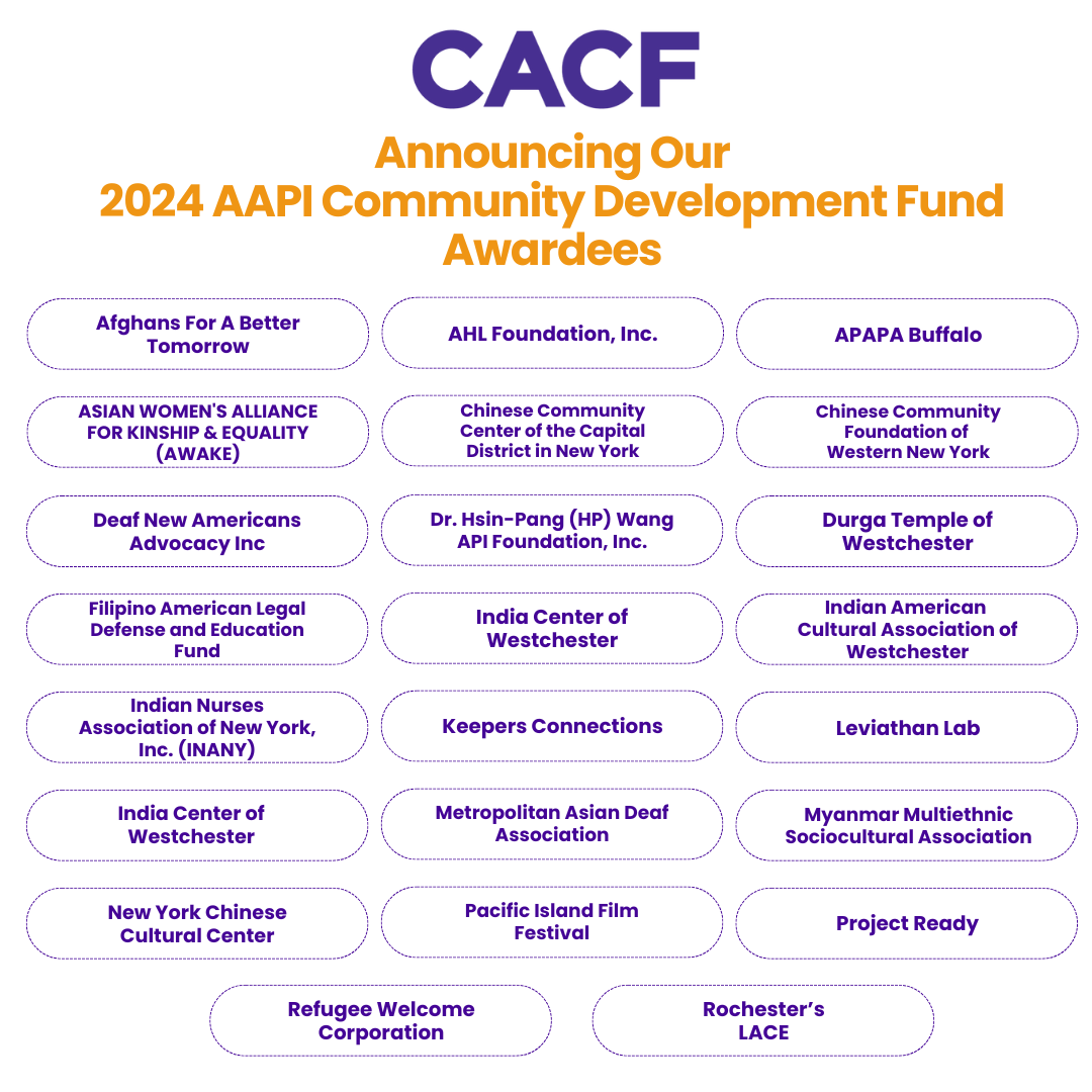 CACF Announces the 23 Awardees of the 2024 AAPI Community Development ...