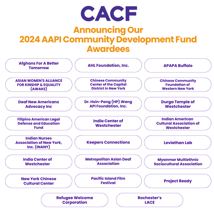 CACF Announces the 23 Awardees of the 2024 AAPI Community Development ...