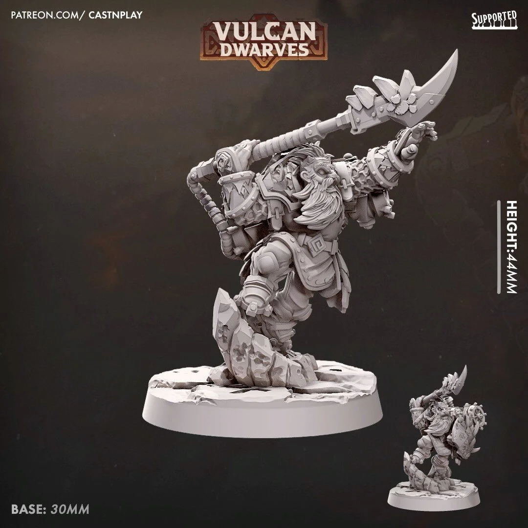 Cast n Play - 3D Printable Miniatures