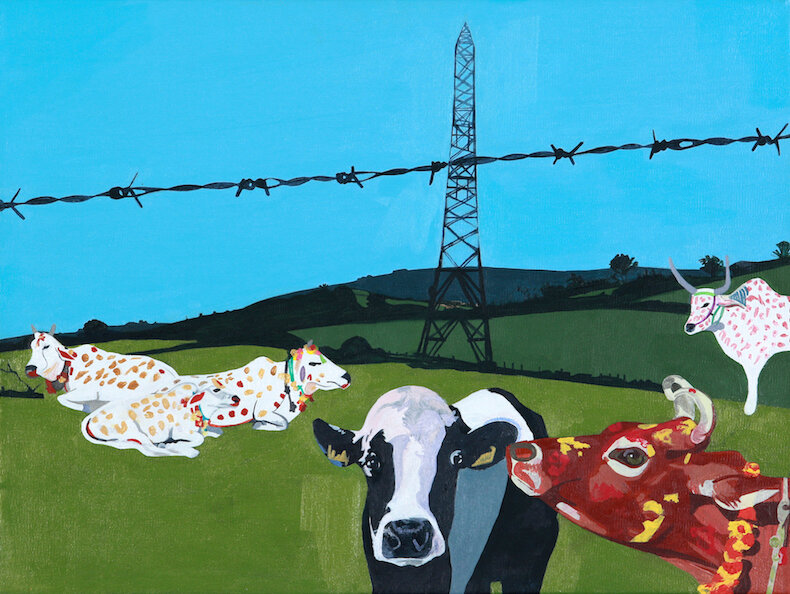 Rozzi Kennedy 'Kick Any Stone And History Leaps Up At You' Painting ...