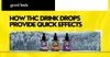 How THC Drinks Drops Work
