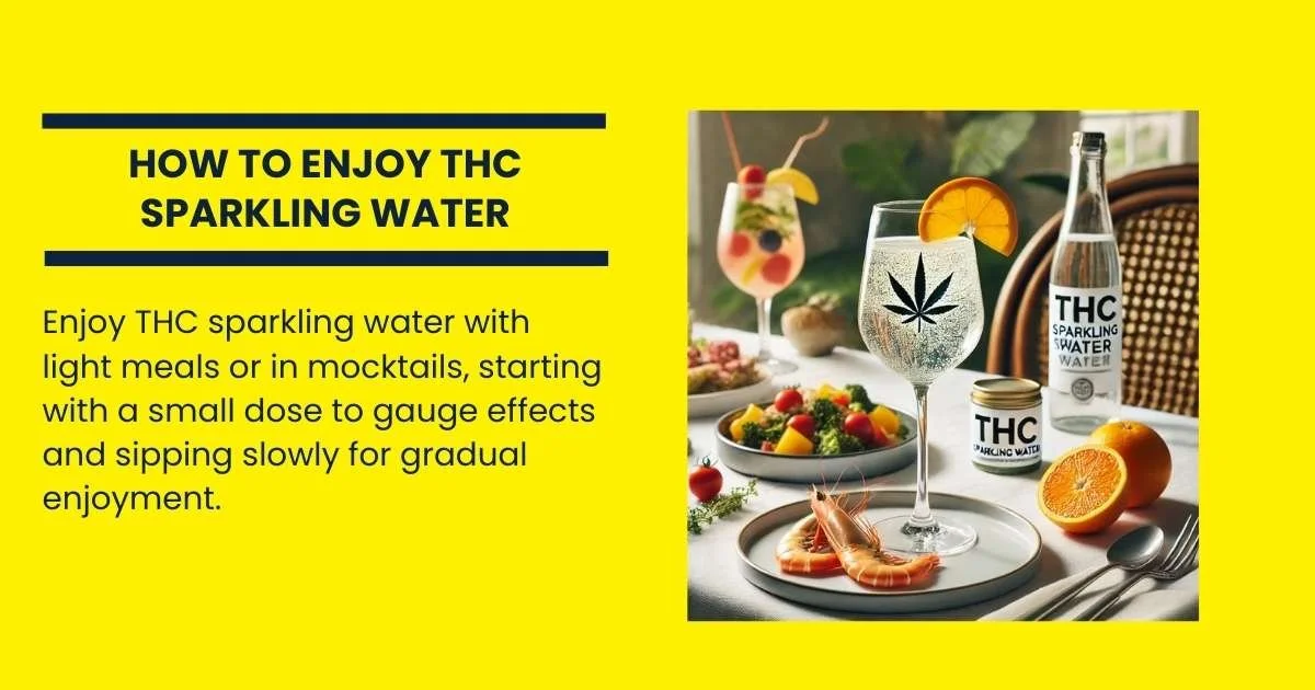 THC Sparkling Water Refreshing Cannabis Infusions