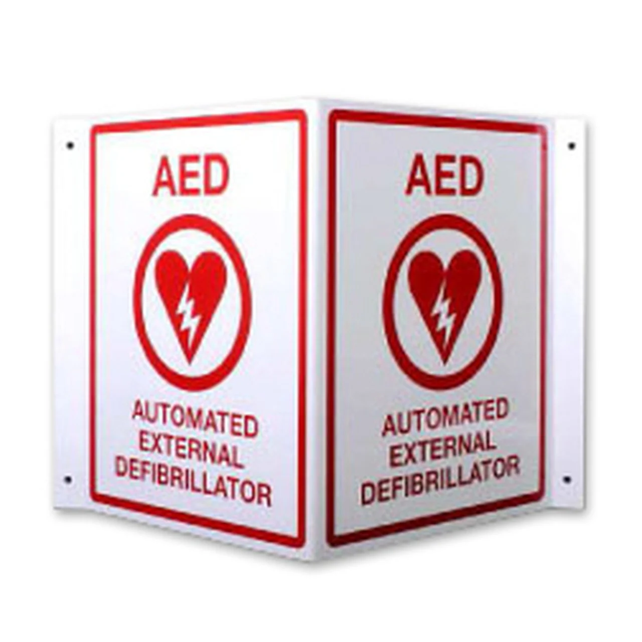 AED V Locator Sign — Ohio CPR Certs - Columbus Ohio CPR Training ...