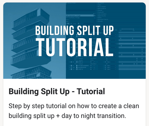 building split up guide thank you