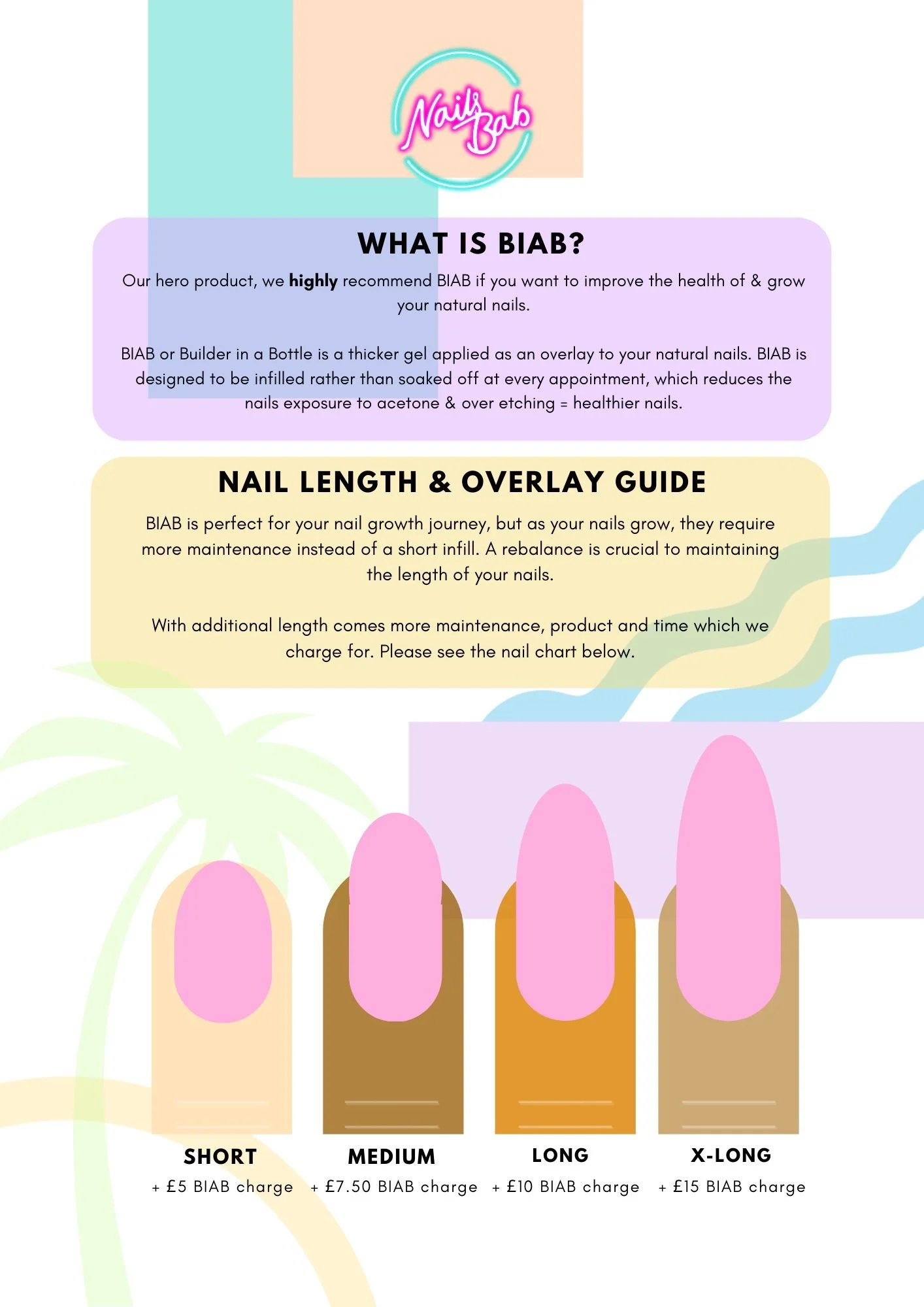 DESIGN GUIDE & PRICES — NAILS BAB