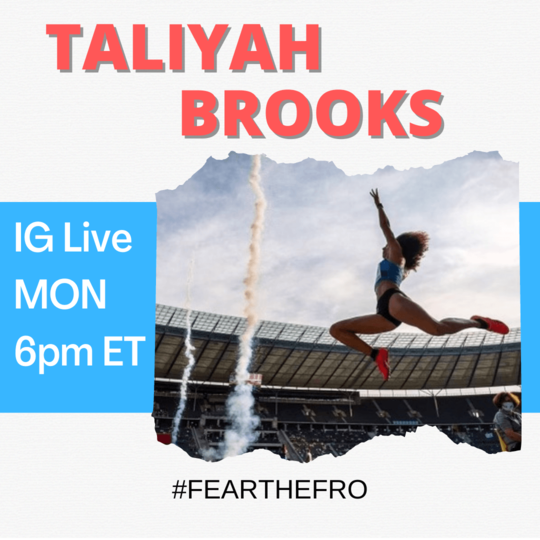 Live with Taliyah Brooks | Track & Field Forever, Sprinting, Running