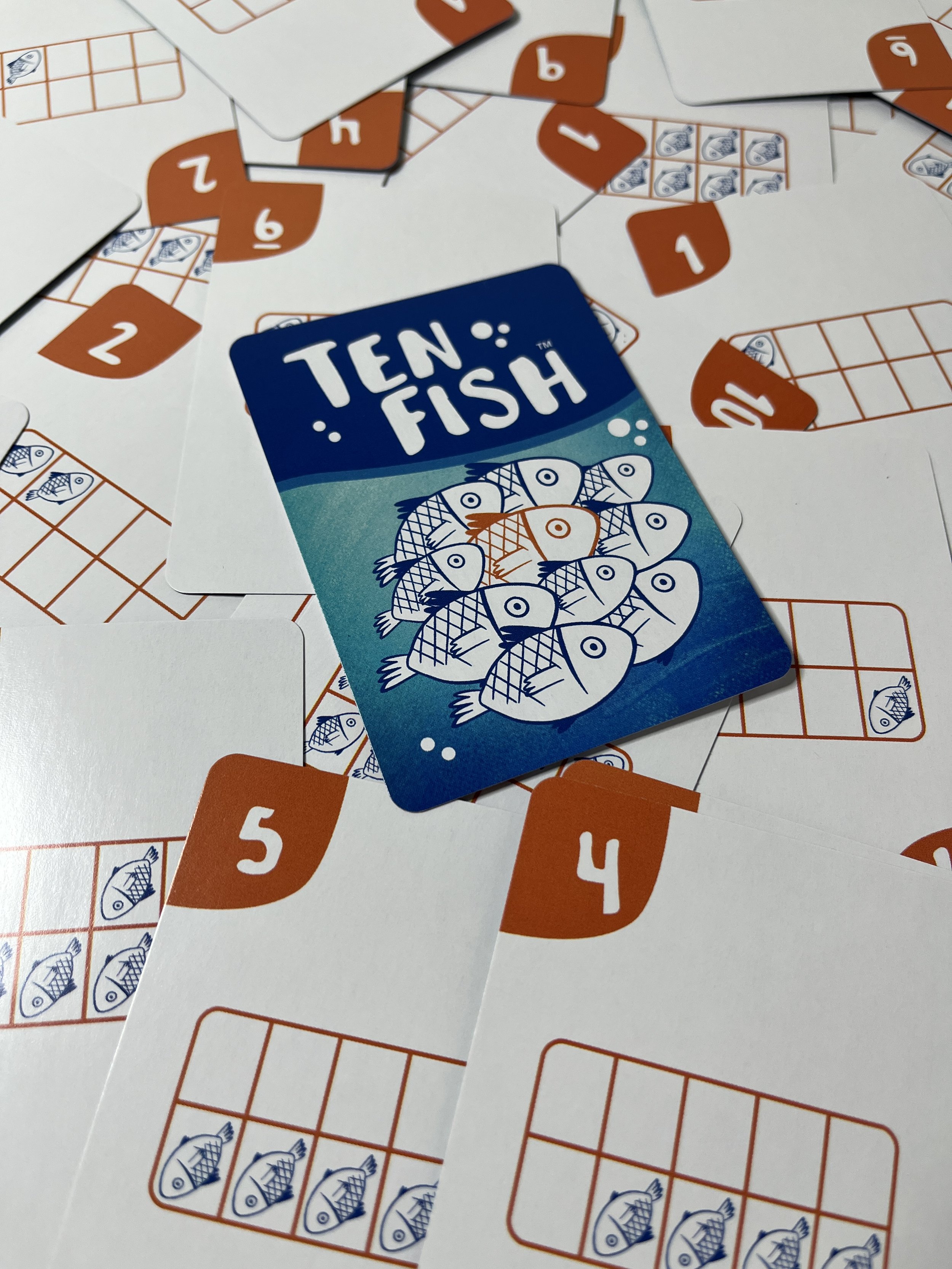 Ten Fish | fun and easy card game for young children to practice math ...