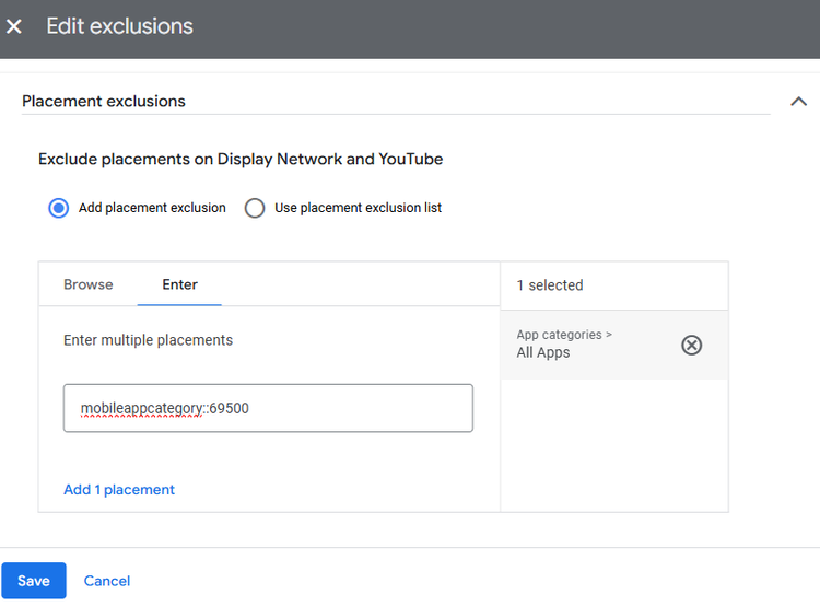 How to Exclude All Mobile Apps on Google Ads Display Network | Playhouse Digital