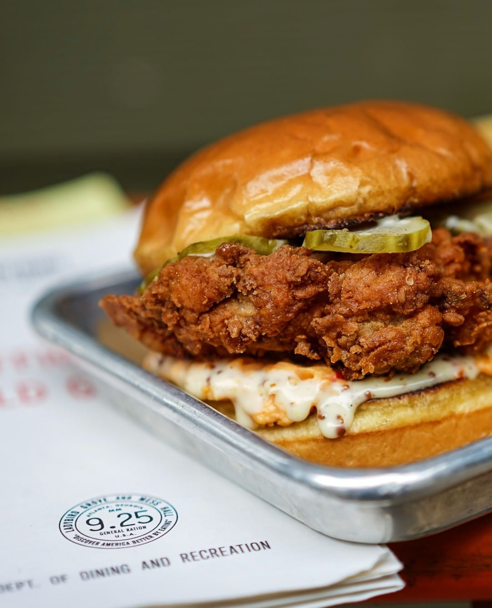 Menu — Ladybird Grove & Mess Hall