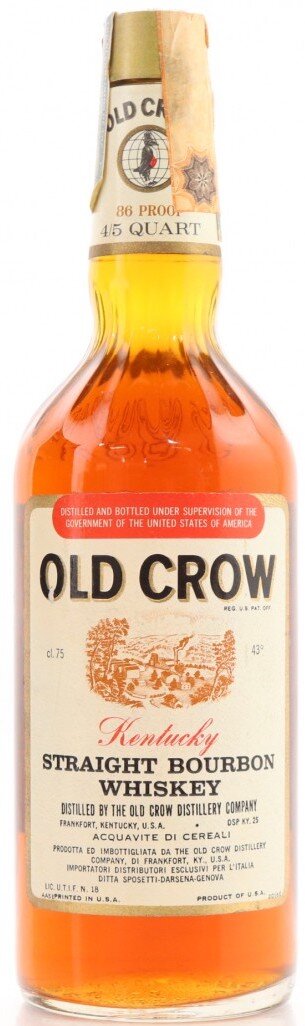 Old Crow Whiskey 1970s 86 Proof Review