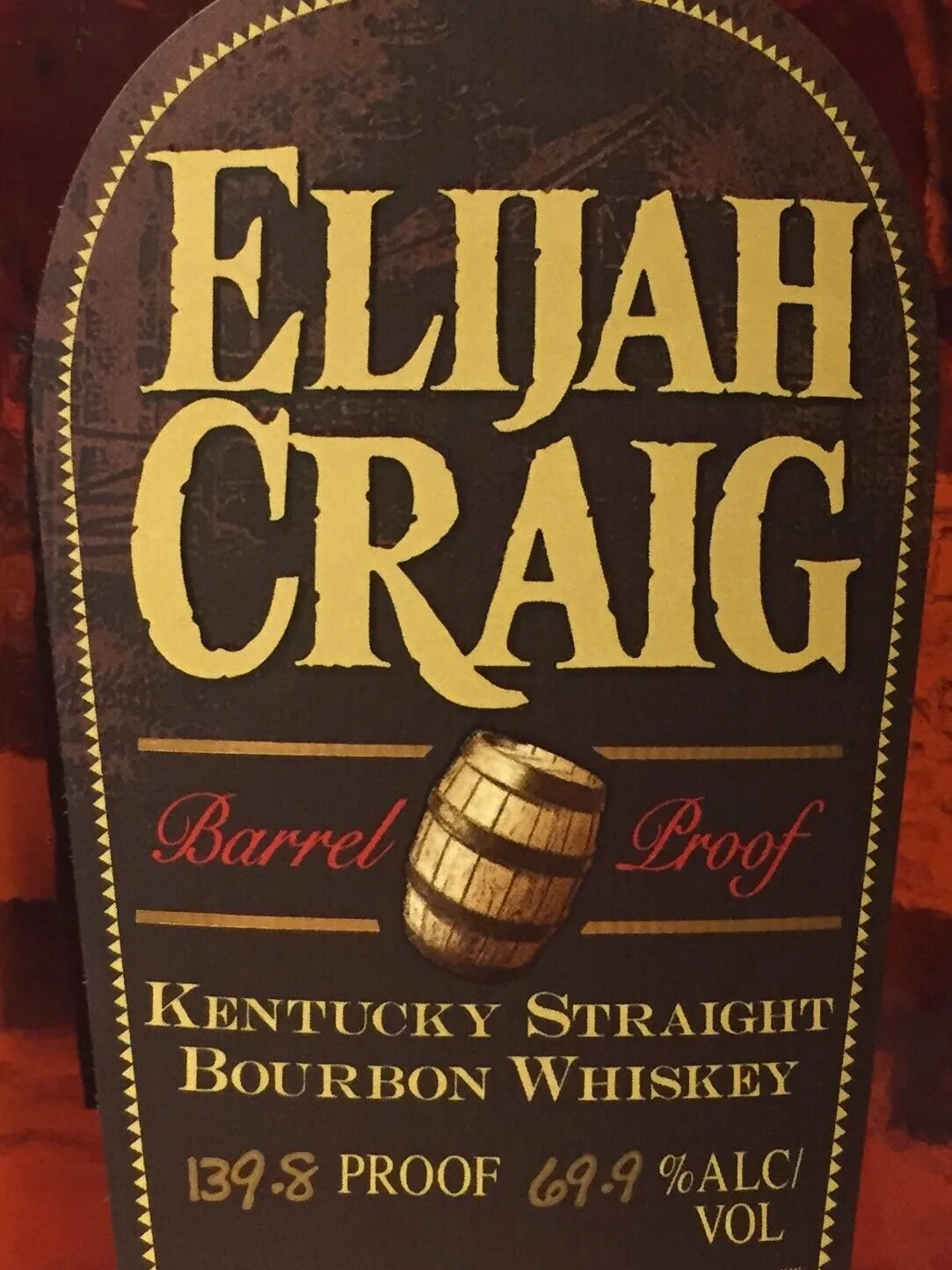 Elijah Craig Barrel Proof: The Old Labels